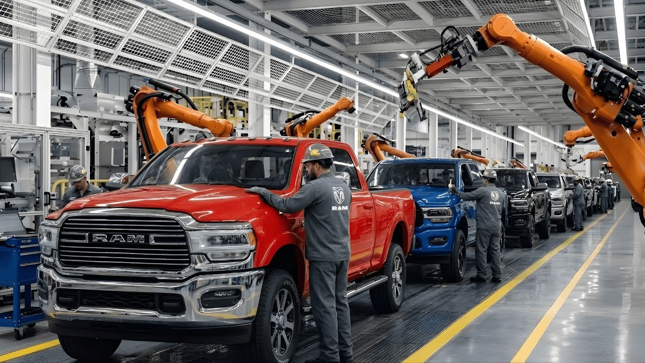 Inside the RAM 2500 Factory: From Steel Frame to America’s 420HP Heavy ...