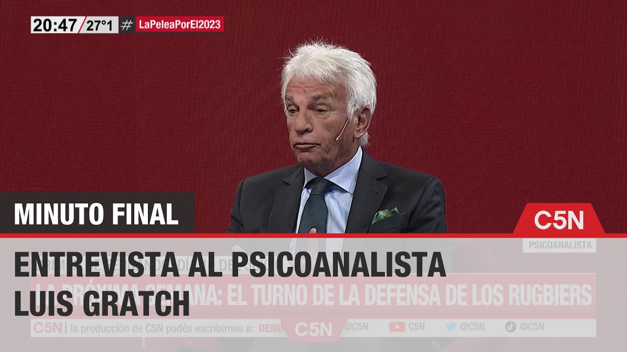 CRIMEN DE FERNANDO: ENTREVISTA al psicoanalista LUIS GRATCH - YouTube