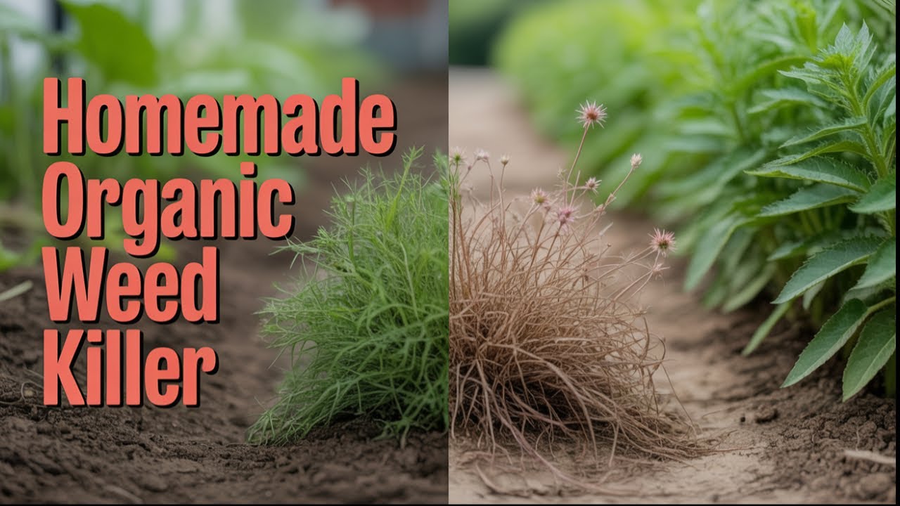 How to Make Homemade Organic Weed Killer - YouTube
