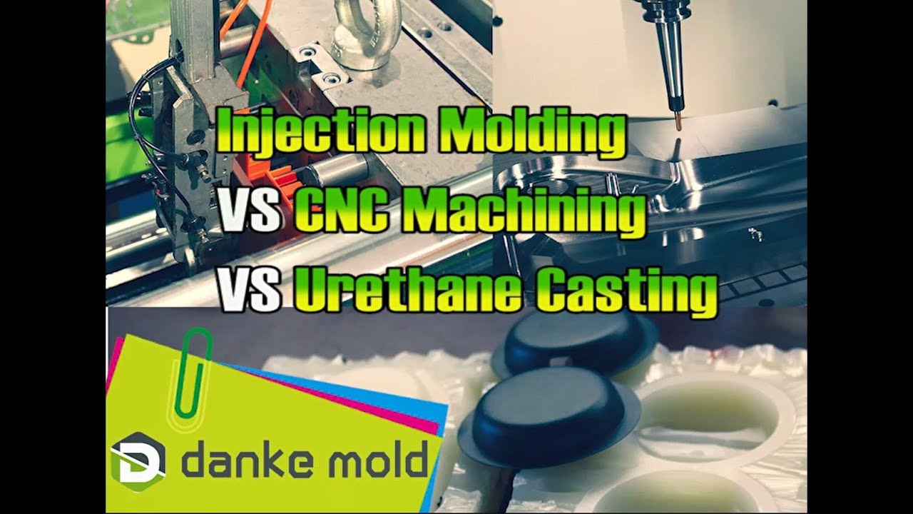 Injection Mold VS CNC Machining VS Urethane Casting - YouTube