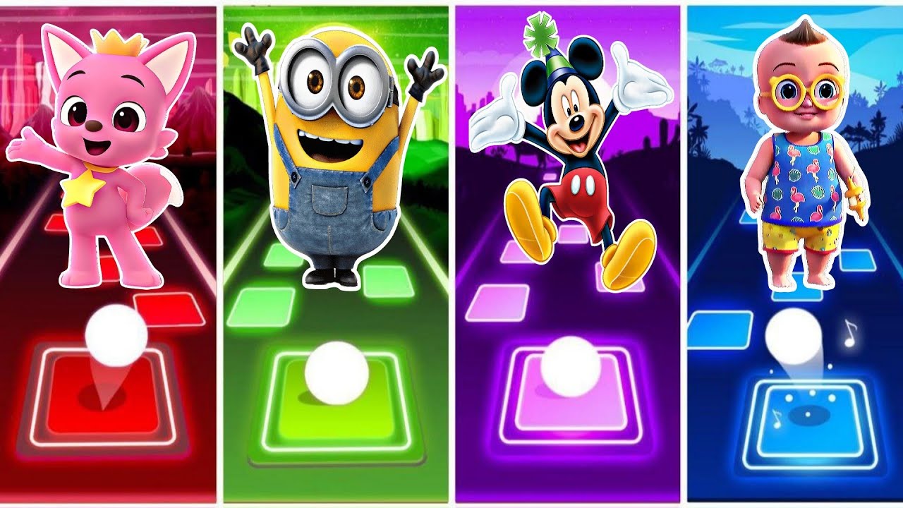 Pinkfong 🆚 Minions 🆚 Mickey Mouse 🆚 Billion Surprise Toys 🆚 Who Will ...
