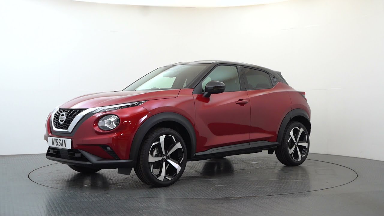 Stunning Hi Spec Juke Tekna in Special 2-Tone Fuji Sunset Red Premium ...