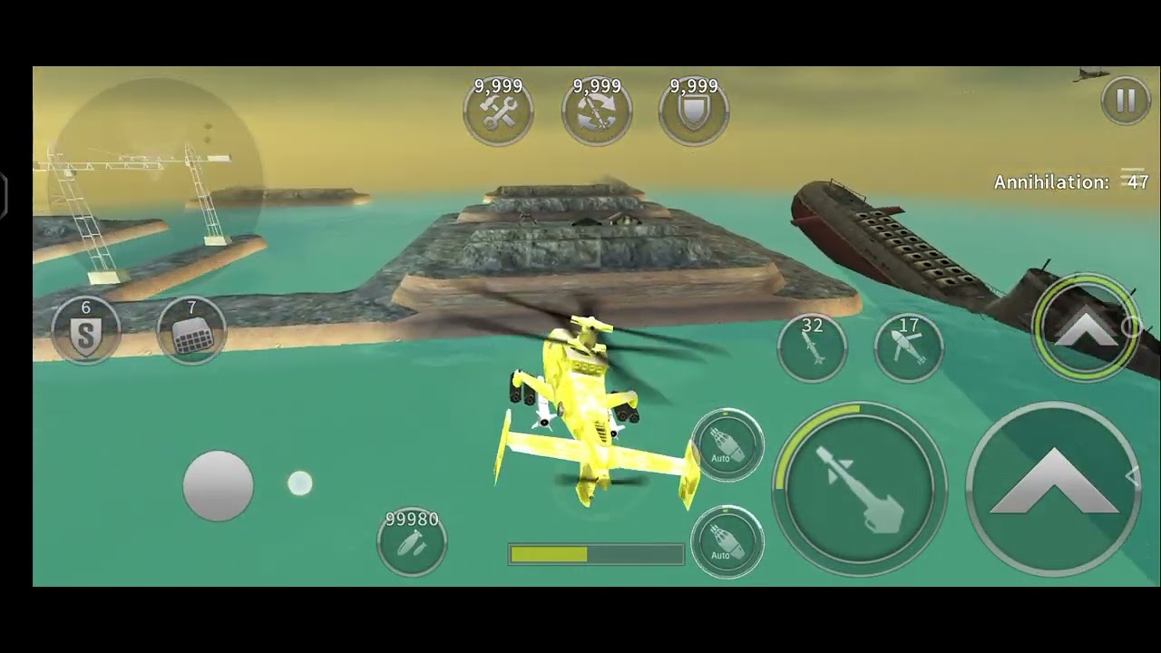 #gunshipbattle Gunship battle (RAIDER) Helicopter gameplay # ...