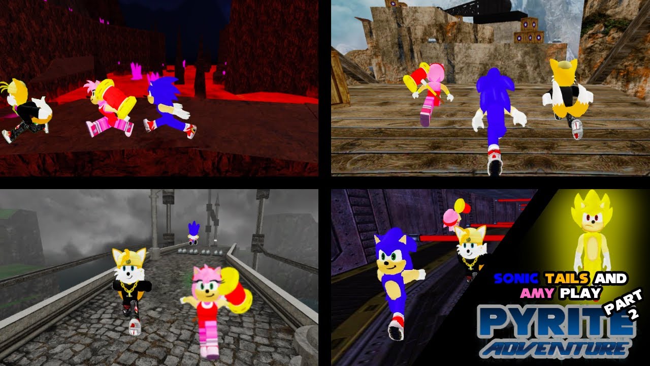Sonic, Tails, and Amy play: Pyrite Adventure: Part 2 (Roblox) - YouTube
