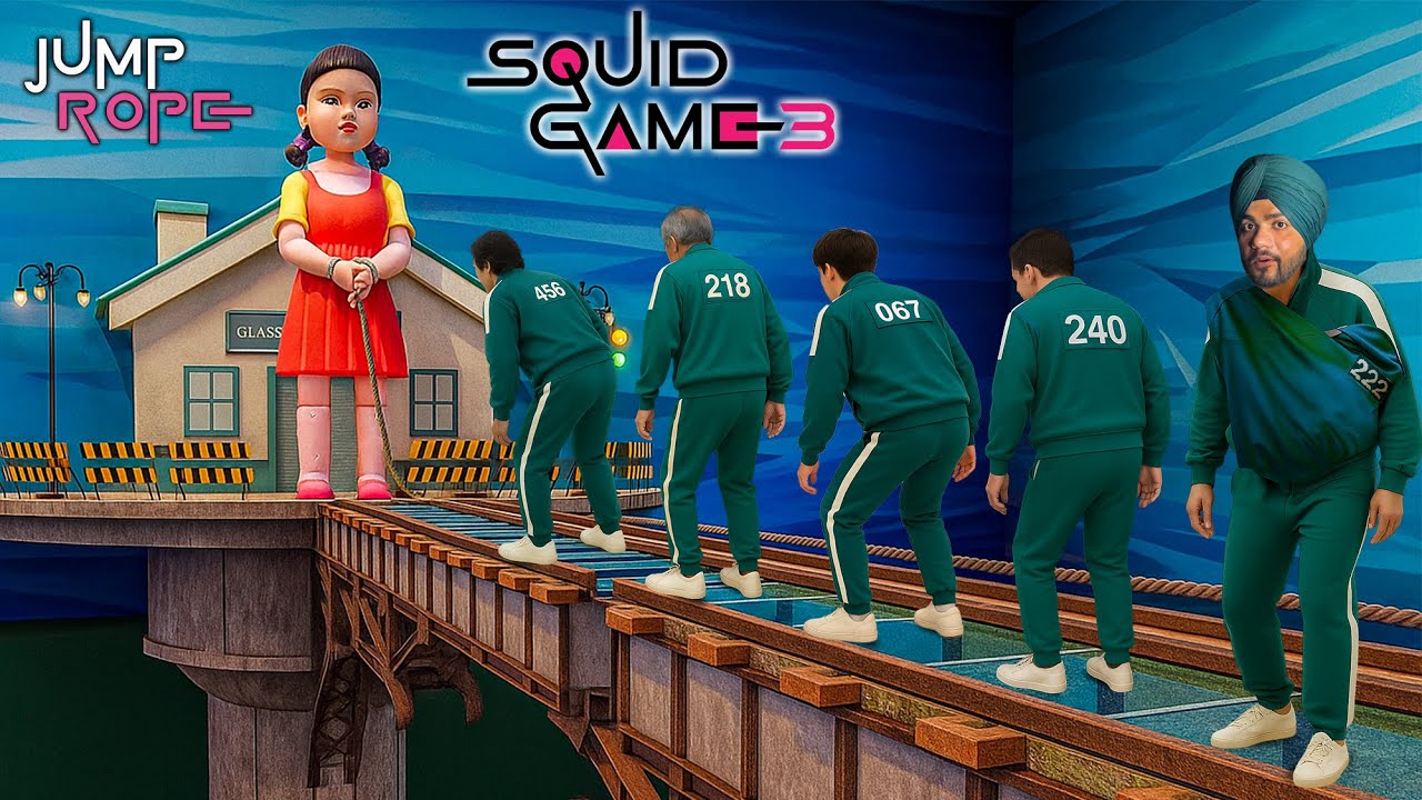 Squid Game S3 – Saving Player 222 Baby in Jump Rope Game ft ...