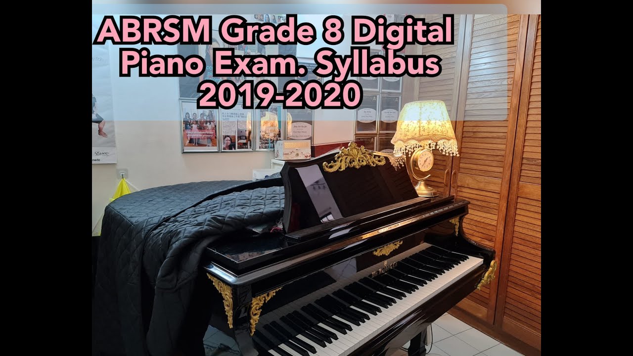 ABRSM Grade 8 Piano Exam Sample Recording. By Amelia Pang. - YouTube