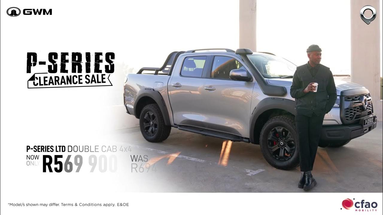 CFAO Mobility - GWM P-Series Double Cab LTD - YouTube