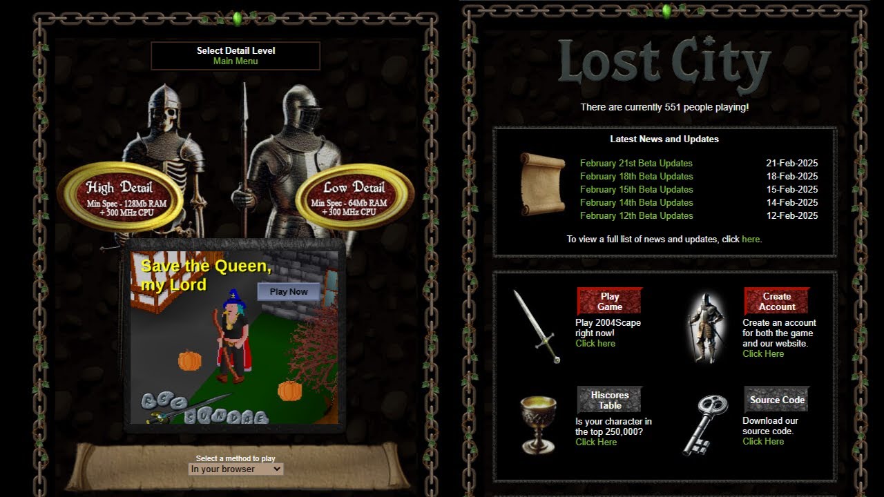 2004 Runescape Nostalgia - Runecrafting 20k ess - Lost City Server - YouTube