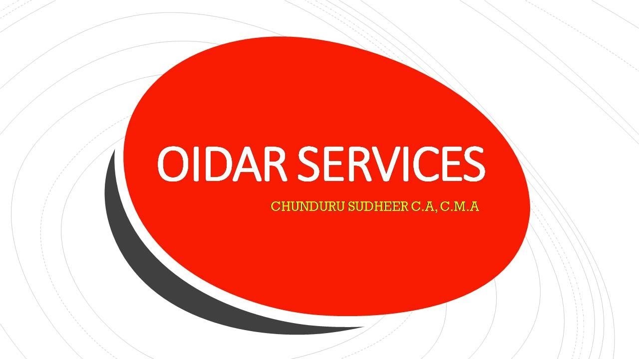 OIDAR SERVICES (GST) - YouTube