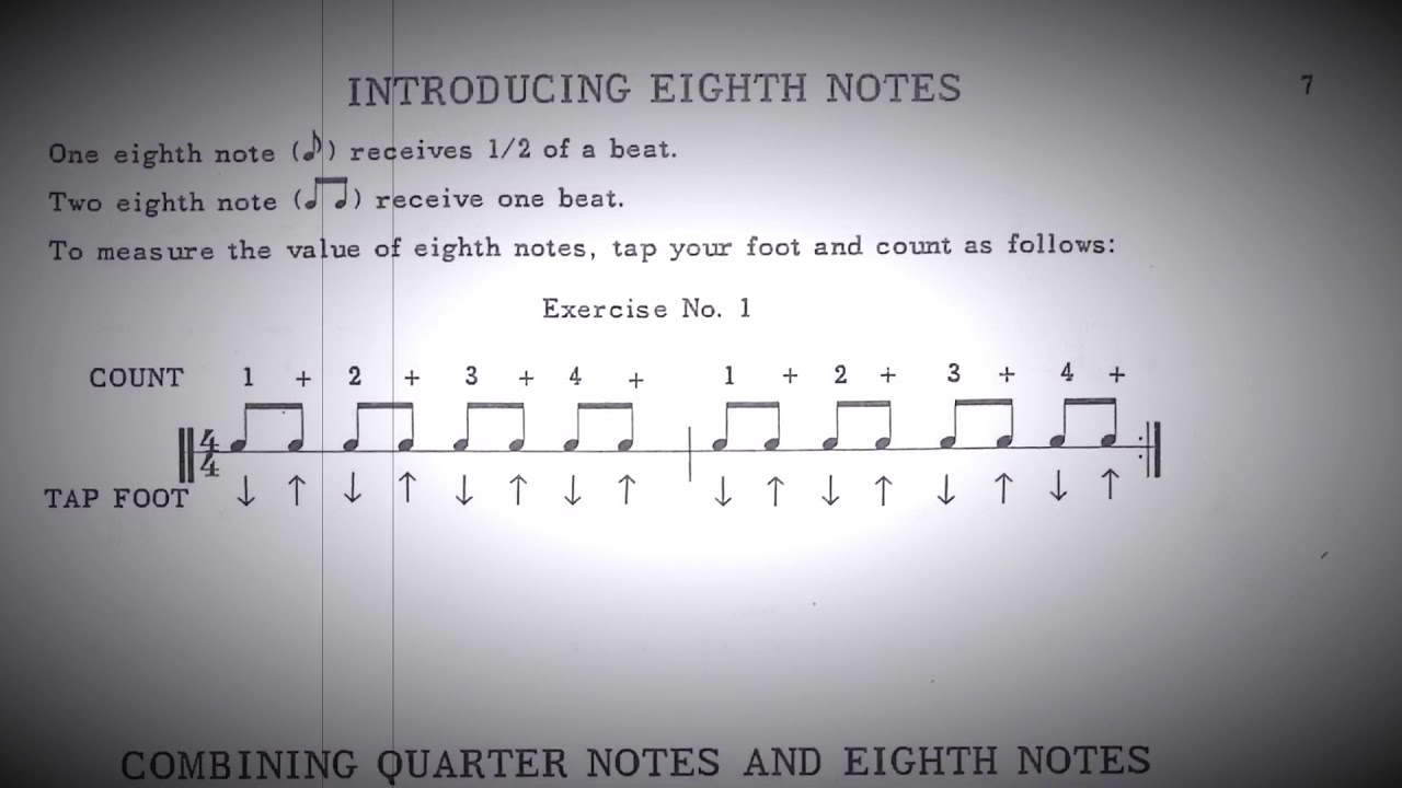 Band Rhythm Chart #1 - YouTube