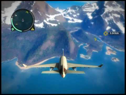 Just Cause 2 crashing plane - YouTube