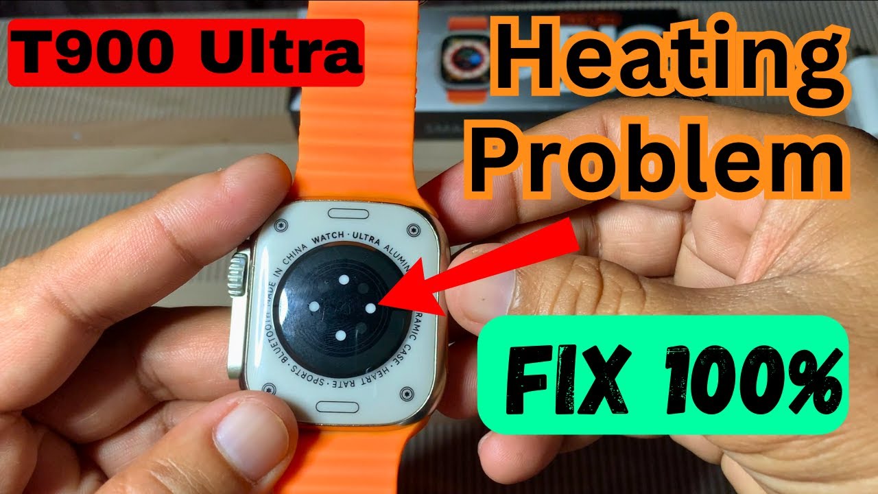 Smart watch charging heating problem | T900 ultra smart watch charging ...
