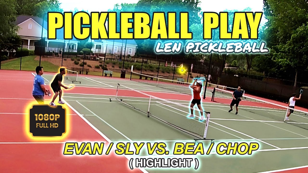 Len Pickleball No.7: Evan/Sly vs. Bea/Chop (5.xx.2025) - YouTube