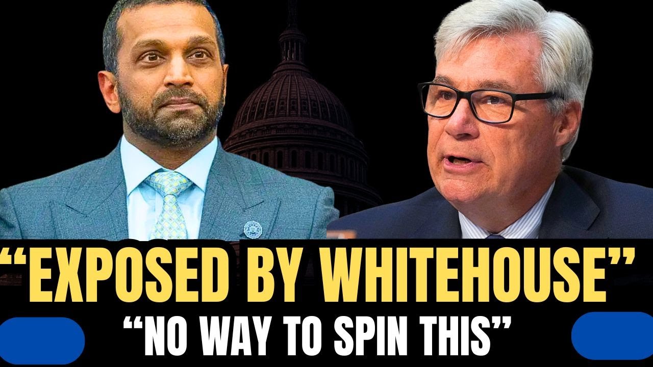 Whitehouse EXPOSES Kash Patel Over His Alleged ‘Enemies List’ — Patel ...