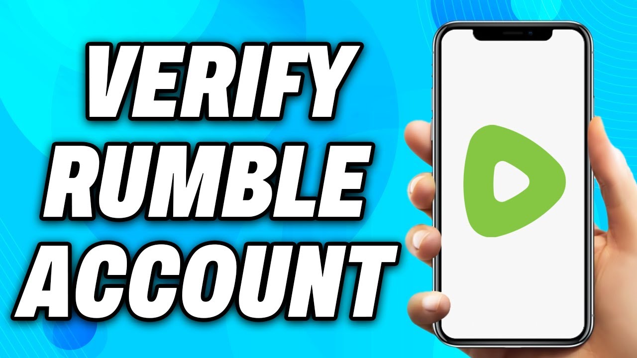 How to Verify Rumble Account (2025) - Easy Fix - YouTube