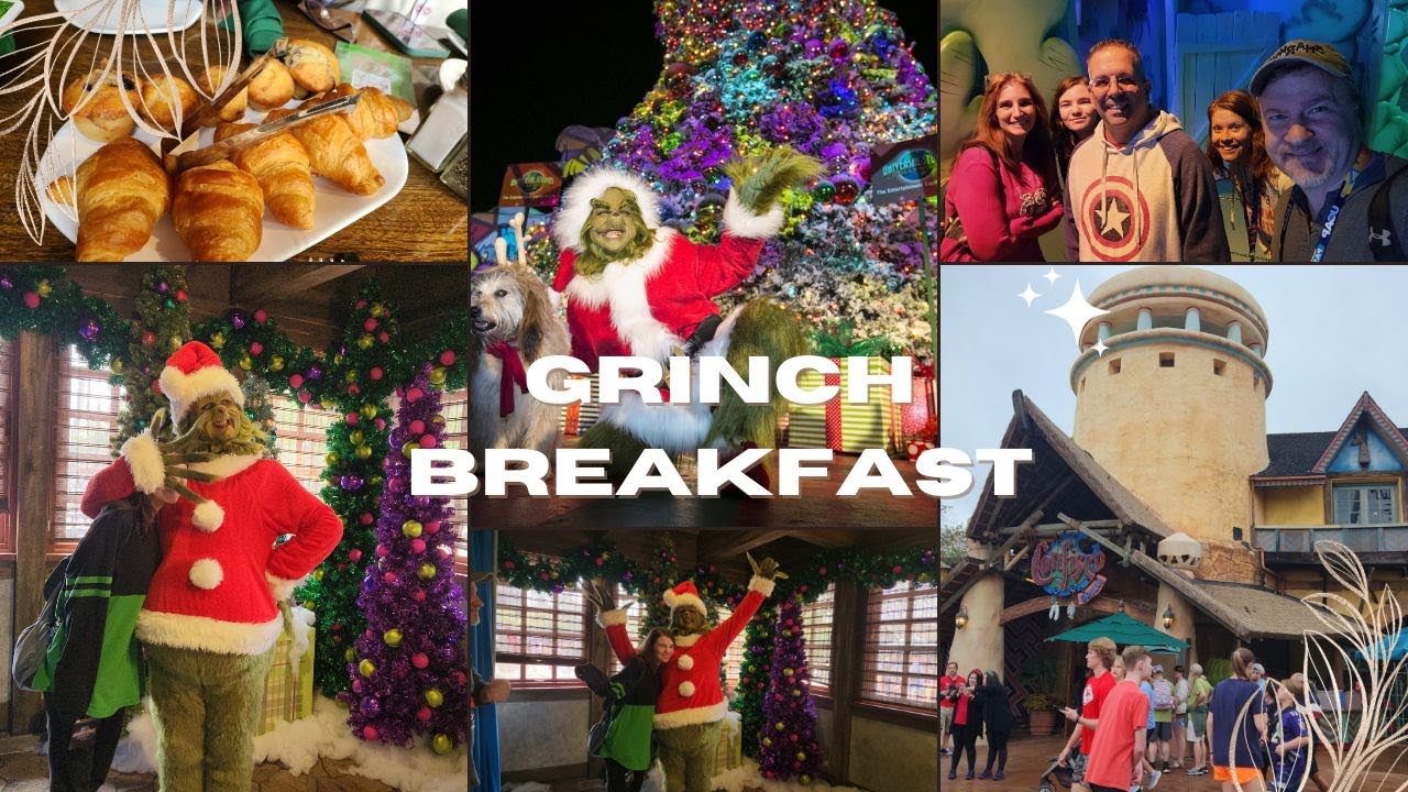 The Grinch Breakfast Review | Universal Studios | 2023 - YouTube