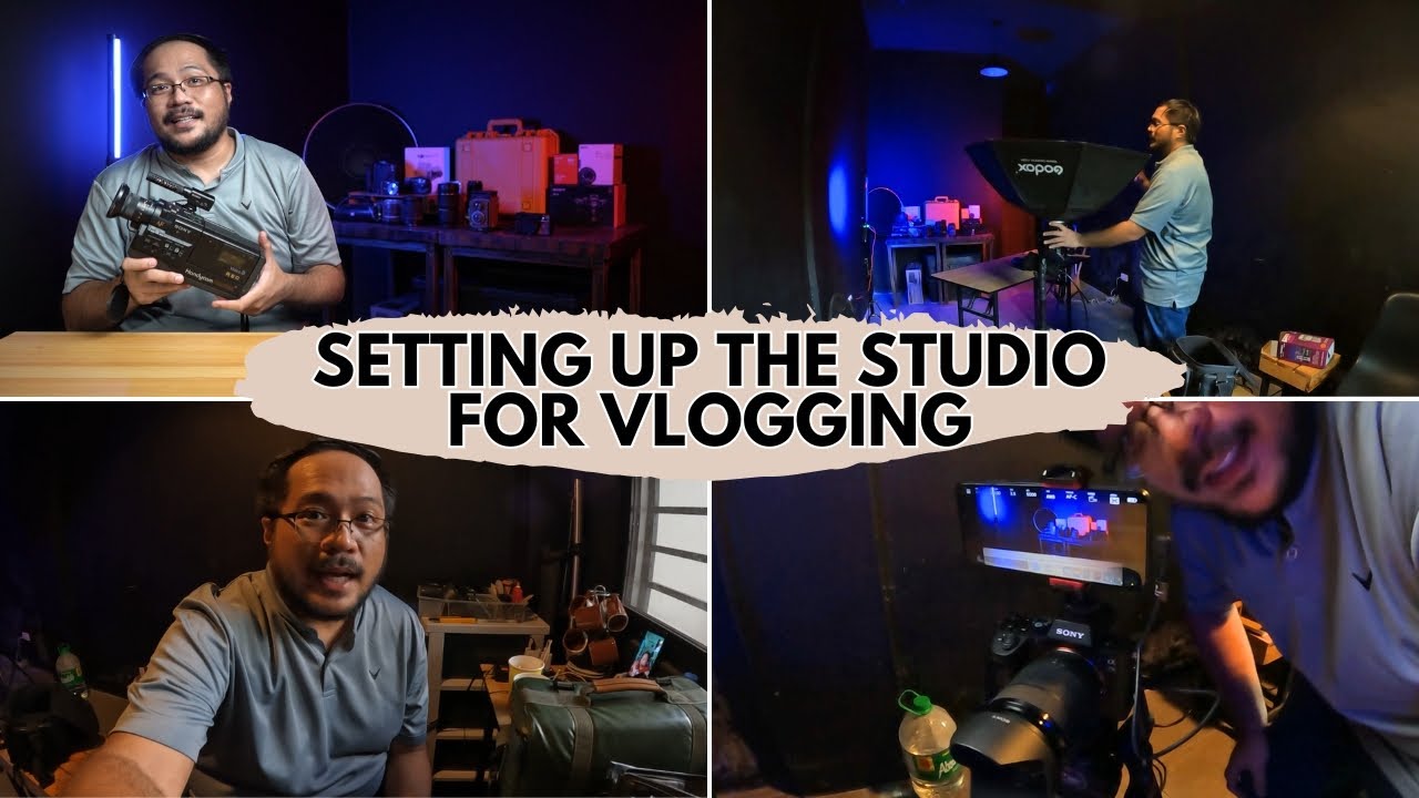 Setting Up My Vlogging Studio | Behind the Scenes 🎥 - YouTube