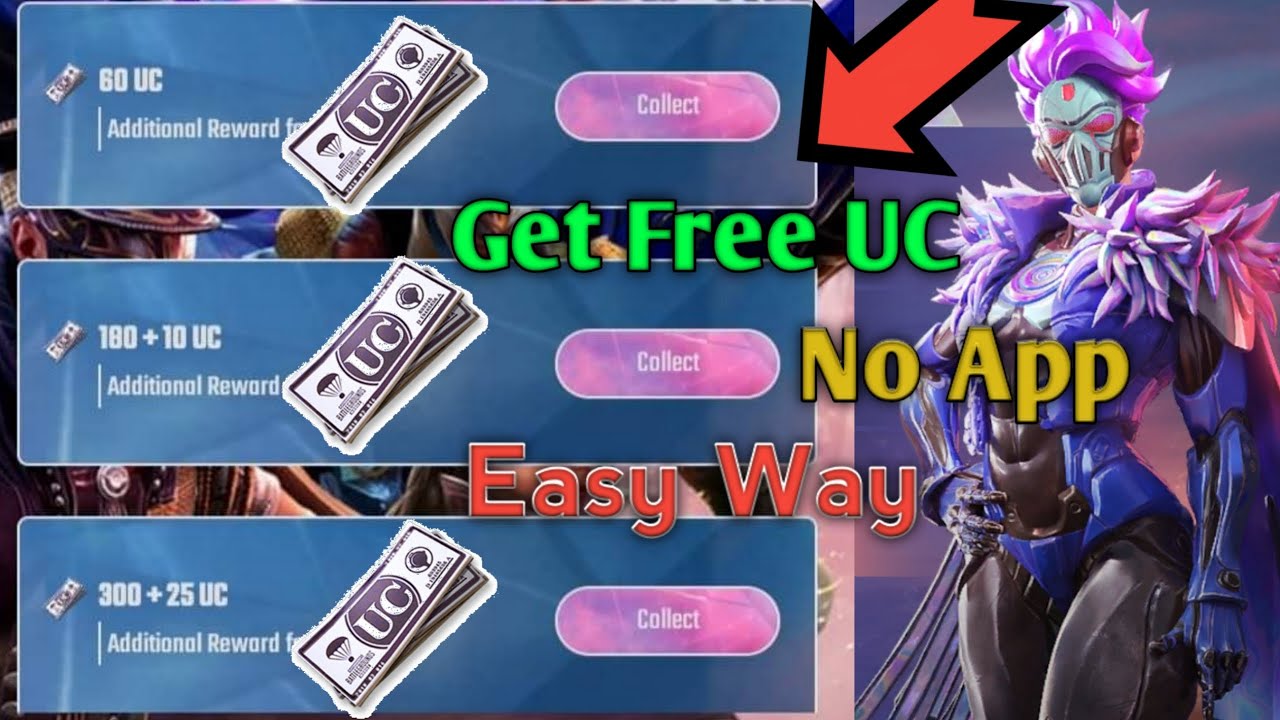 FREE UC BIGGEST TRICK PUBG MOBILE GET FREE UC || get free UC hack get ...