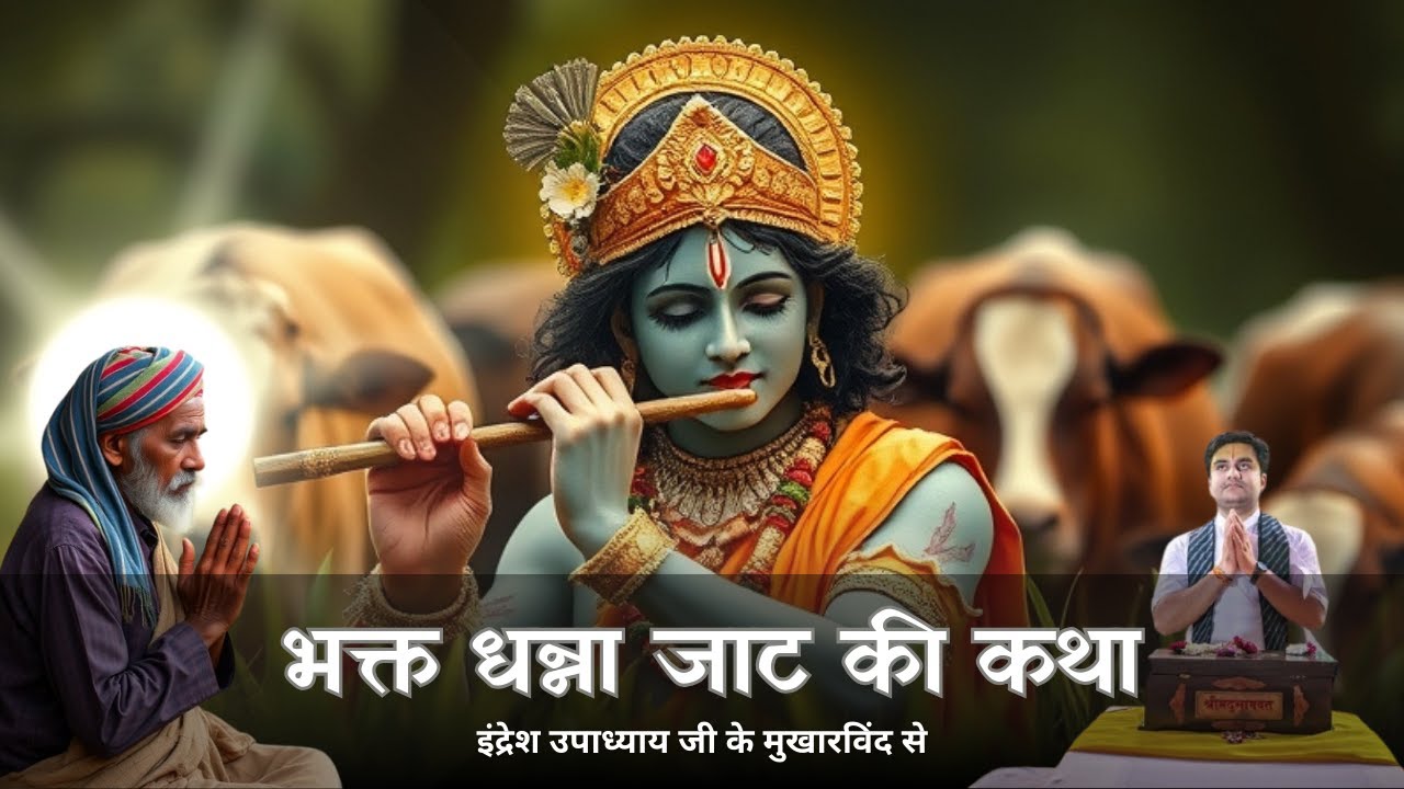 Bhagat Dhanna Jaat By Indresh Upadhyay Ji || भक्त धन्ना जाट की कथा ...