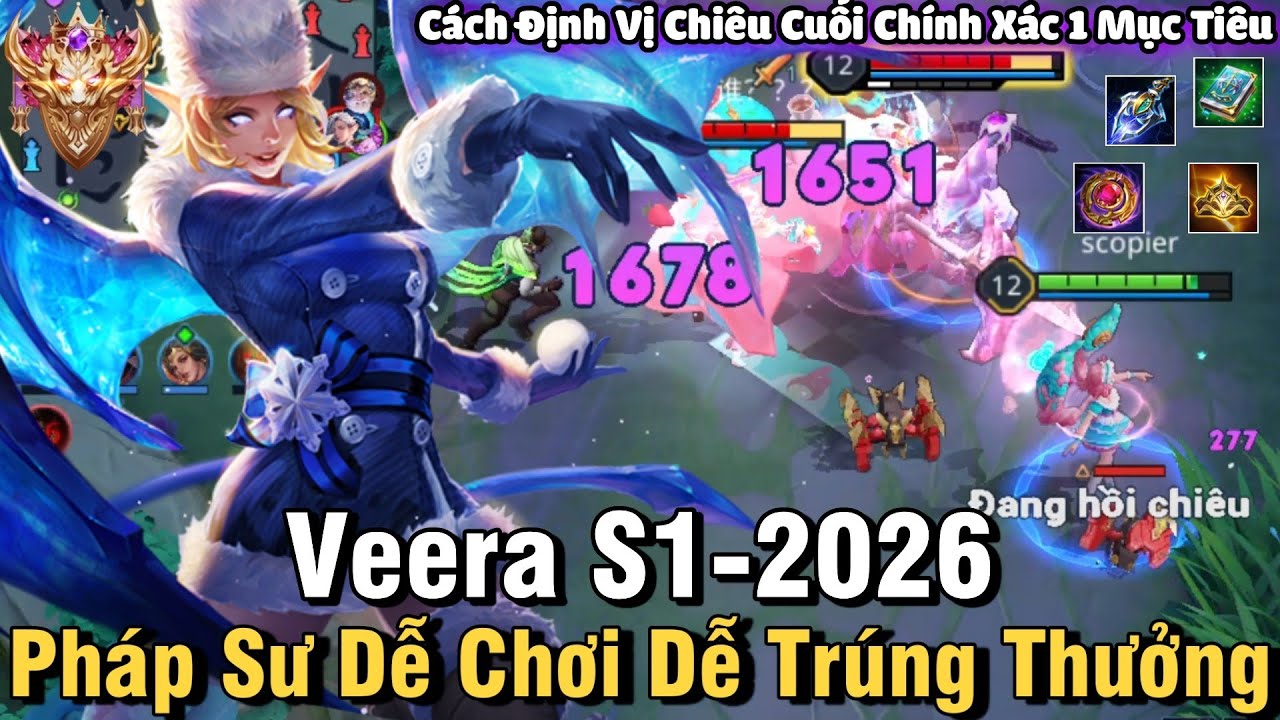 Veera S1-2026 Liên Quân Mobile | Cách Chơi, Lên Đồ, Phù Hiệu, Bảng Ngọc ...