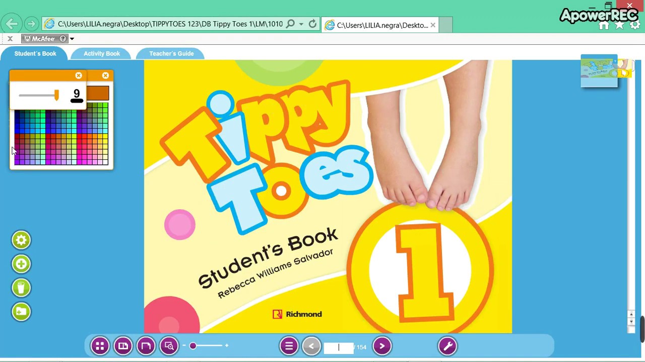 Thursday. First grade page 62 Tippy Toes Student's book - YouTube