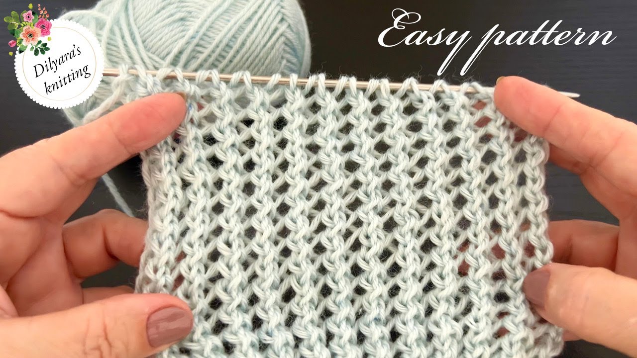 🔥 Very Easy 2 rows repeat knitting pattern 🧶👍 | How to knit for ...