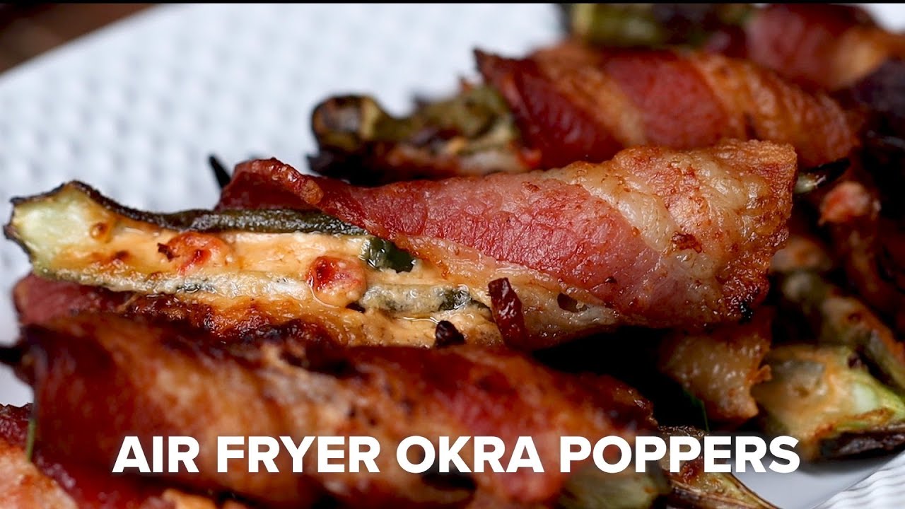 Air Fryer Okra Poppers - YouTube