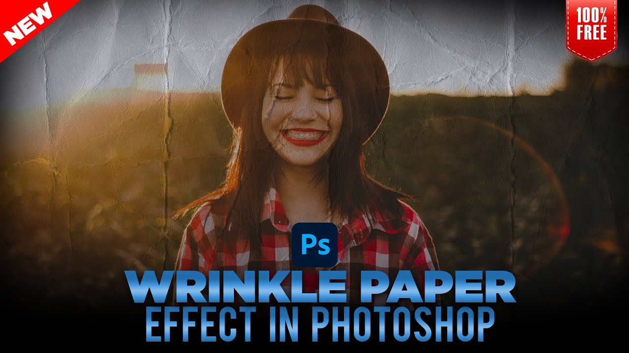 Wrinkle Crumpled Paper Effect in Photoshop | Photoshop Tutorial ...