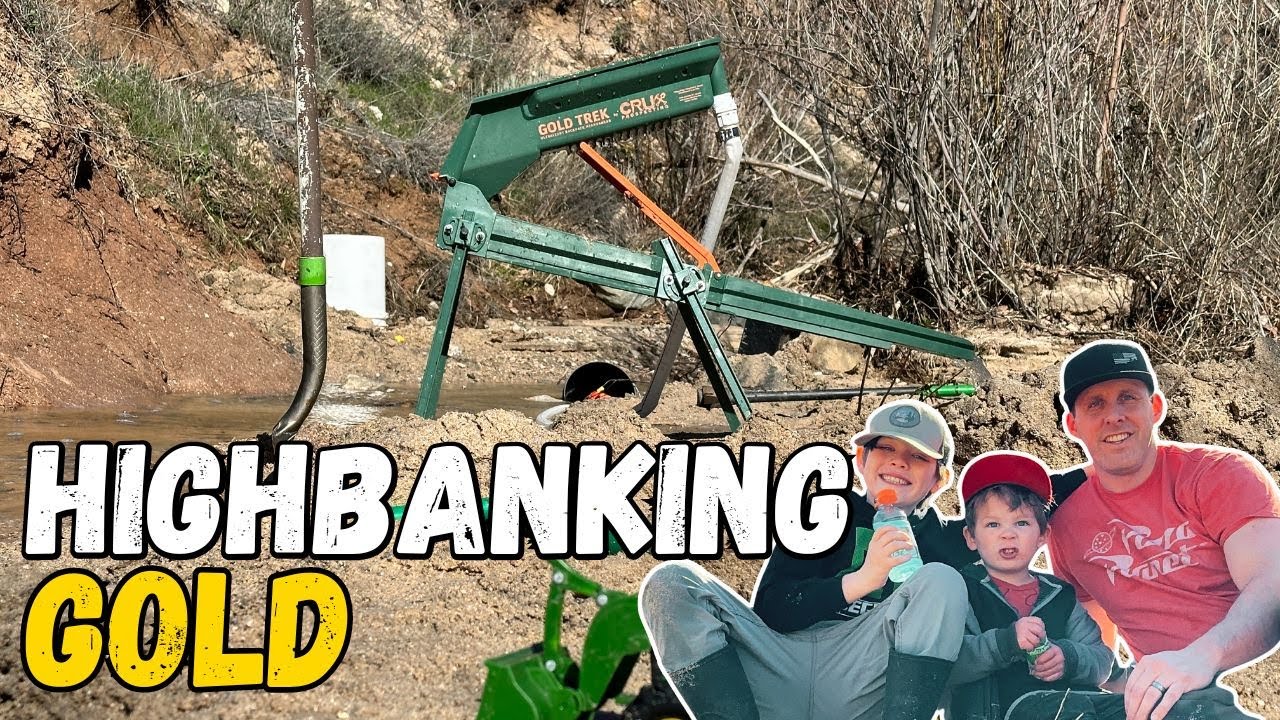 High banking for GOLD in California - YouTube