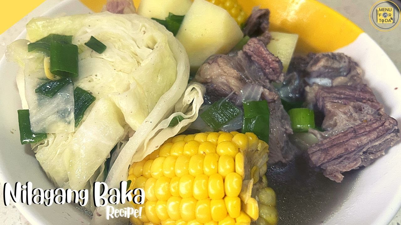 Nilagang Baka Recipe! #Menu For Today No 18 - YouTube