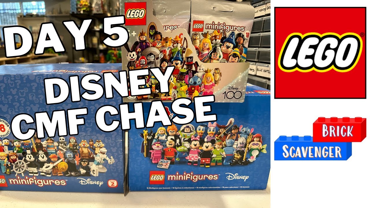 Quest to complete Lego Disney CMF Minifigure Series 1, 2, and 100 ...