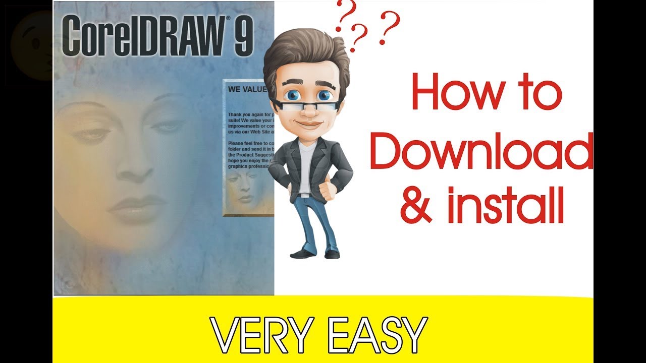 How to download and install corelDraw 9 - YouTube