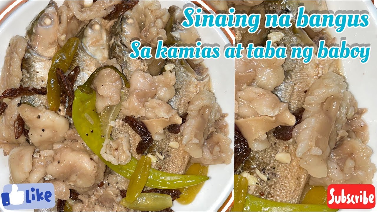 Sinaing na bangus sa taba ng baboy at kamias| Sinaing na tulingan ...
