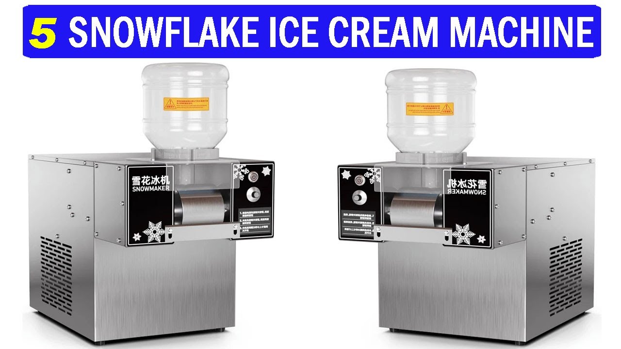 New Best Ice Shaver Crusher Machine | Top 5 Best Snowflake Ice Cream ...