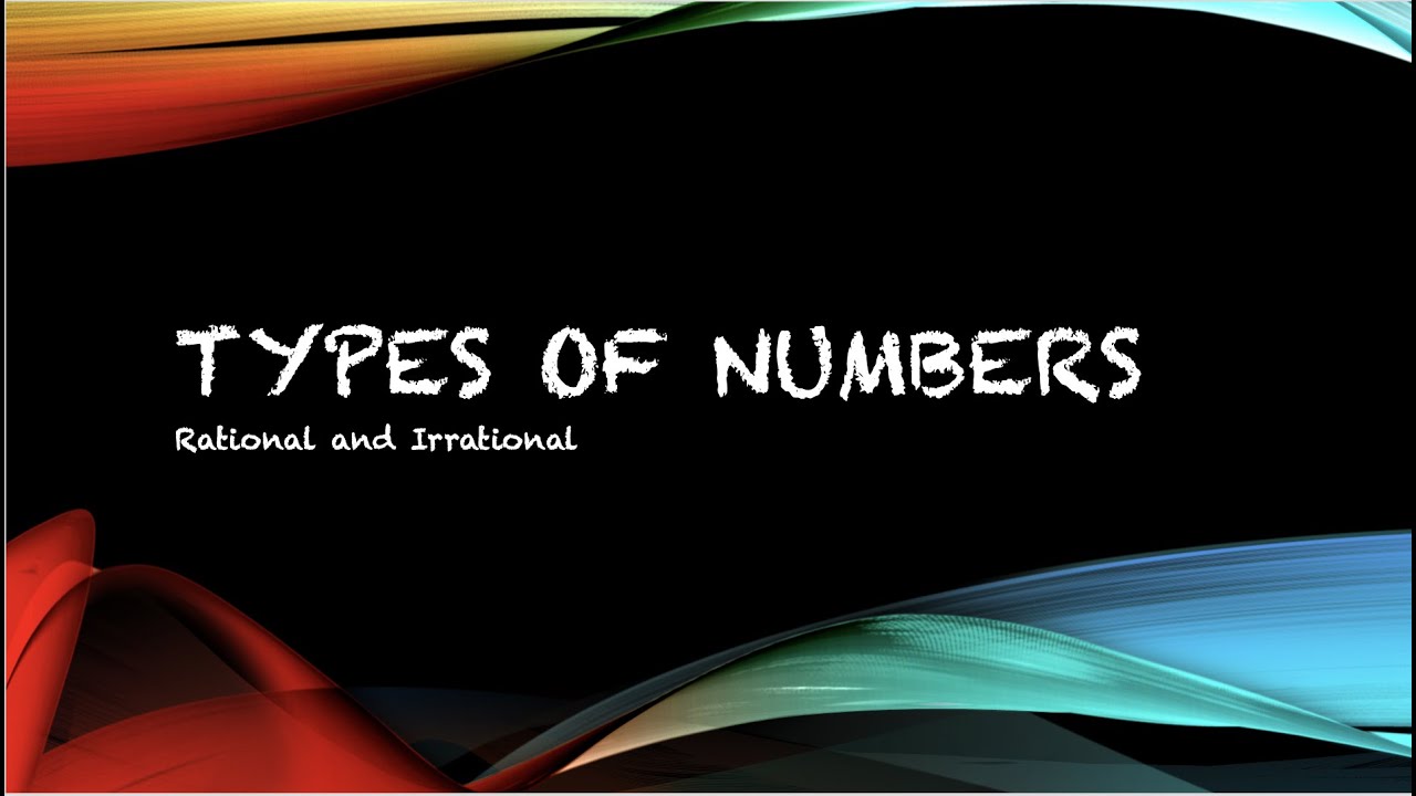 Types of Numbers | Rational and Irrational Numbers | TASC Math - YouTube