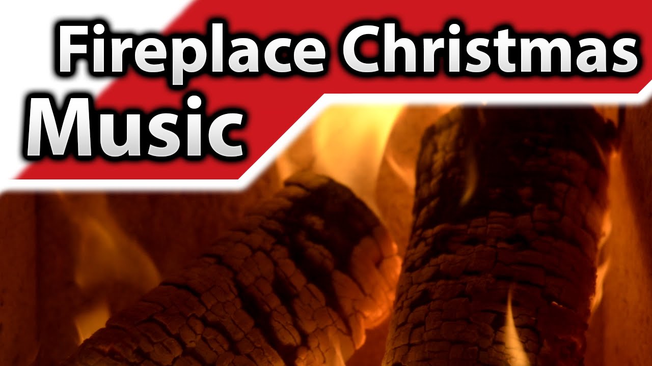 4K Fireplace Christmas Music ♫ 🔥5h crackling yule log peaceful ...