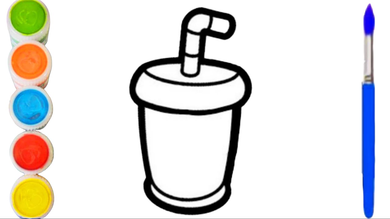 How to Color Drink 🍻 Drawing, Coloring Drink / Draw Drink / Coloring ...