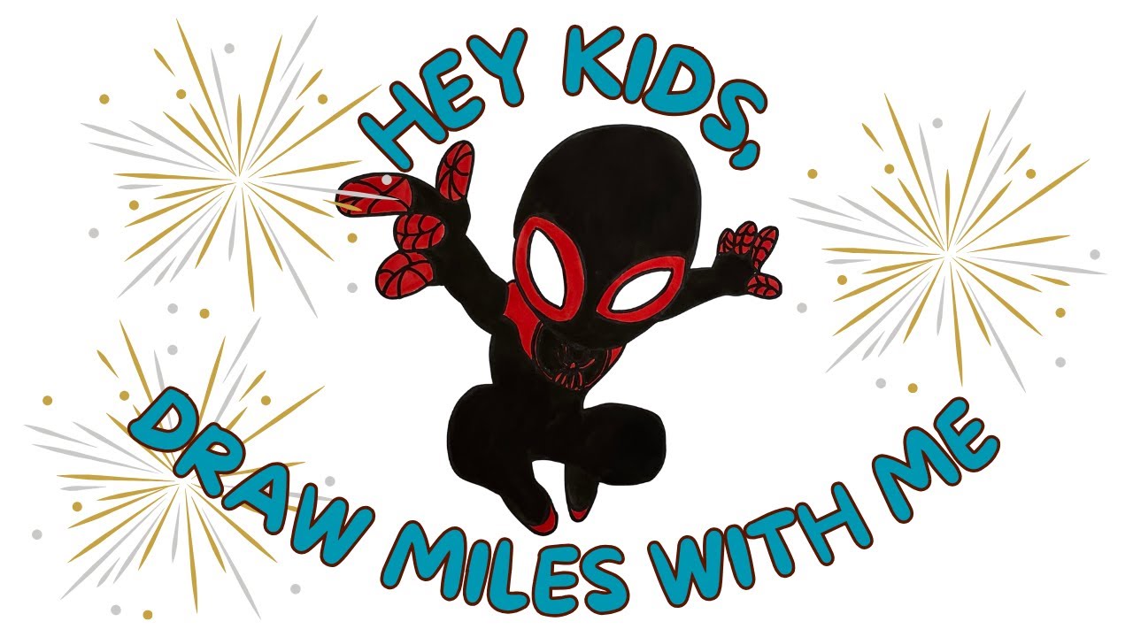 Hey Kids, Draw Miles With Me | Easy Step-by-Step Tutorial for Kids ...