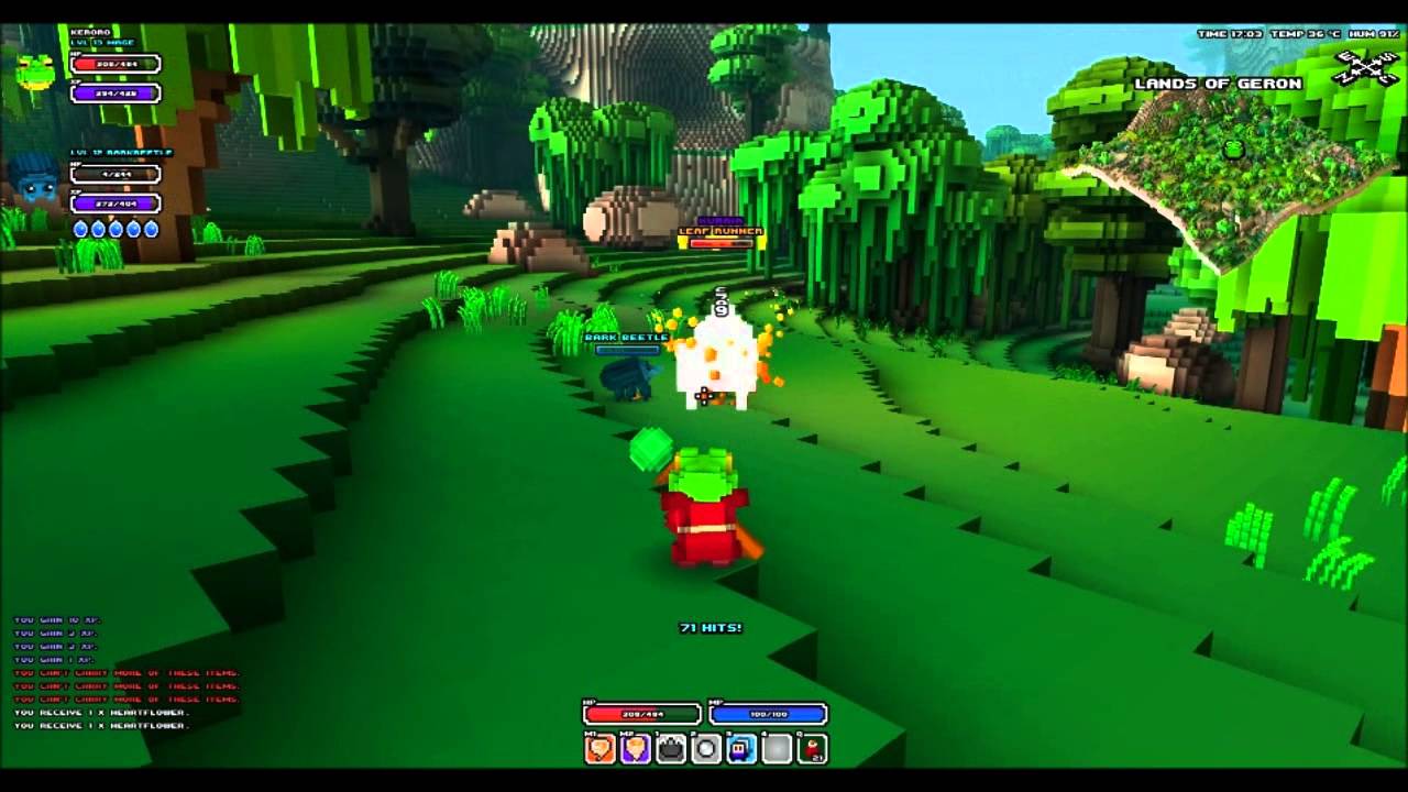 Cube World Leaf Runner boss fight - YouTube