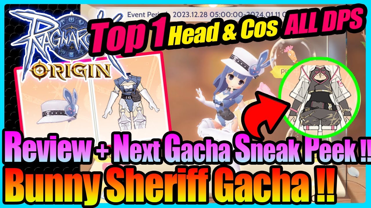 MUST Get TOP1 DPS Head & Costume!! Bunny Sheriff Review + Next Gacha ...