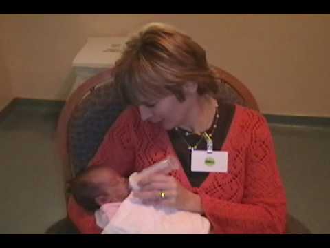Sherri Broom Holds Danielle and Casey - YouTube