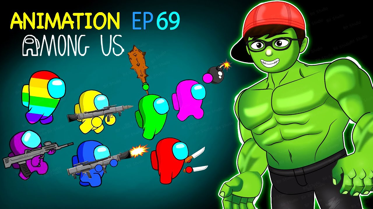 Among Us vs Nick Hulk Animation - 우리 가운데 애니메이션 69화 - Among Us Peanut Animation - YouTube