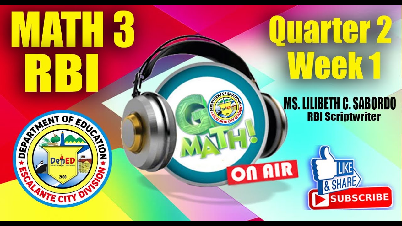 Math 3 RBI Quarter 2 Week 1 Visualizing Multiplication Of Numbers 1 To Math 3 RBI Quarter 2 Week 1 Visualizing Multiplication Of Numbers 1 To