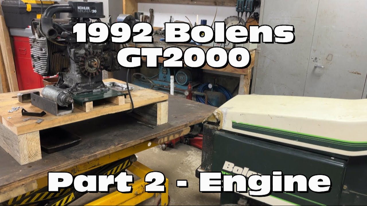 1992 Bolens GT2000 - Part 2 (Engine) - YouTube