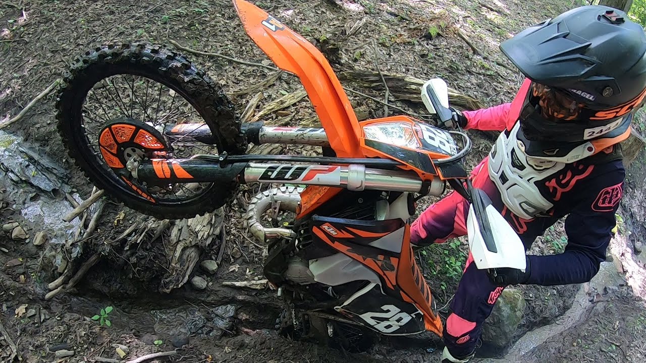 Deep HUNGRY Ruts and OILED Up Log Crossings - YouTube