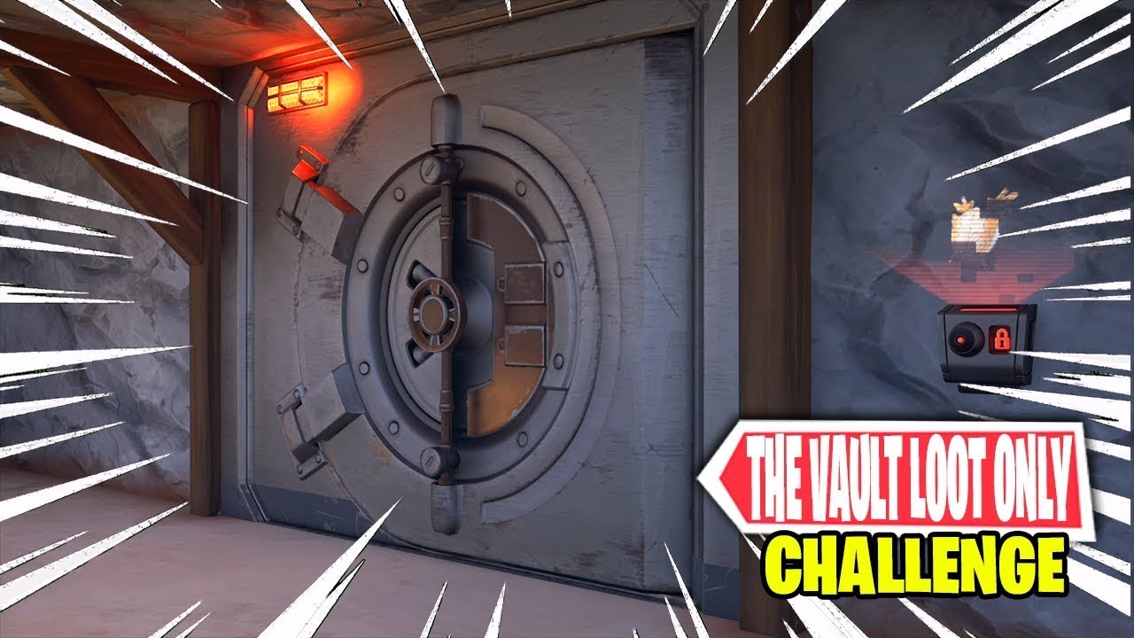 Vault Loot Only Challenge In Fortnite - YouTube