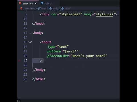 Shake Animation on Invalid Inputs using HTML CSS #shorts - YouTube