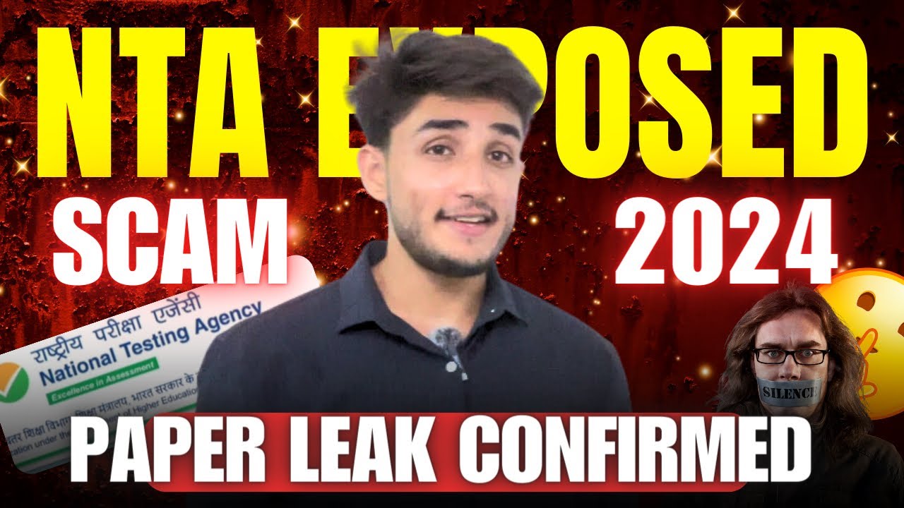 NTA NEET 2024 Scam Exposed 😡🔥 Paper Leak Confirmed With Proofs | Re ...