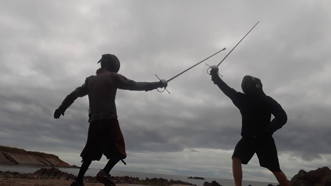 Destreza rapier fencing. - YouTube