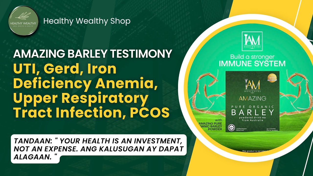 Amazing Barley Testimony: UTI, Gerd, Iron Deficiency Anemia, Upper ...
